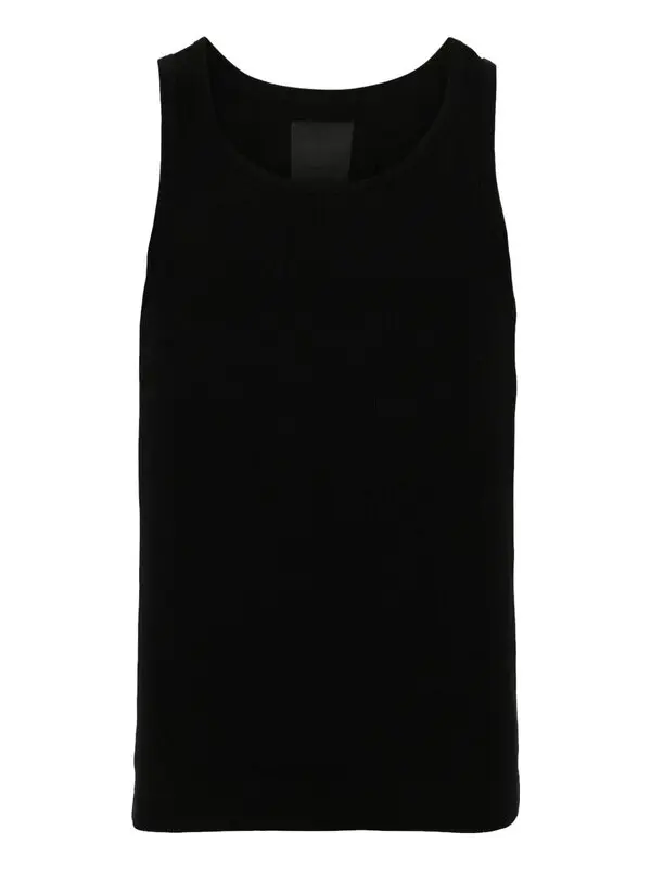 Givenchy Fine-ribbed Tank Top - Black