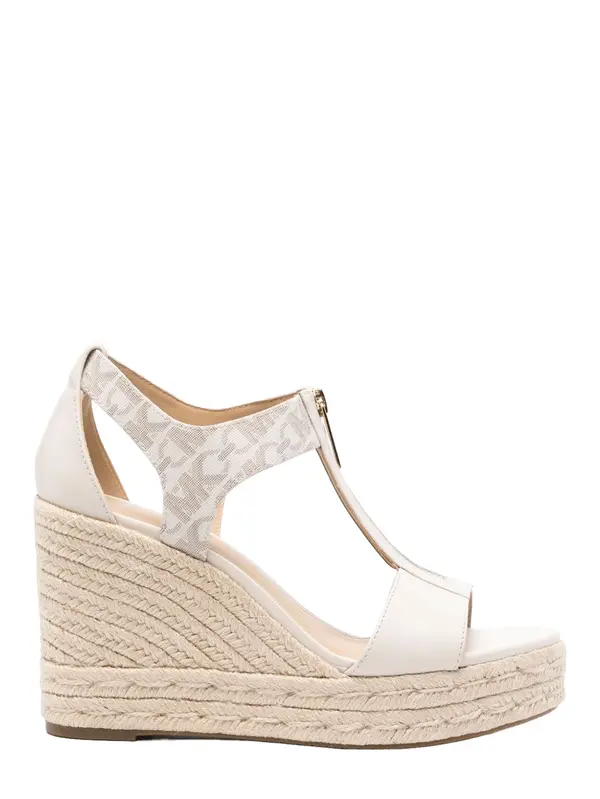 Michael Kors Berkley 100mm Wedge Espadrilles - Neutrals