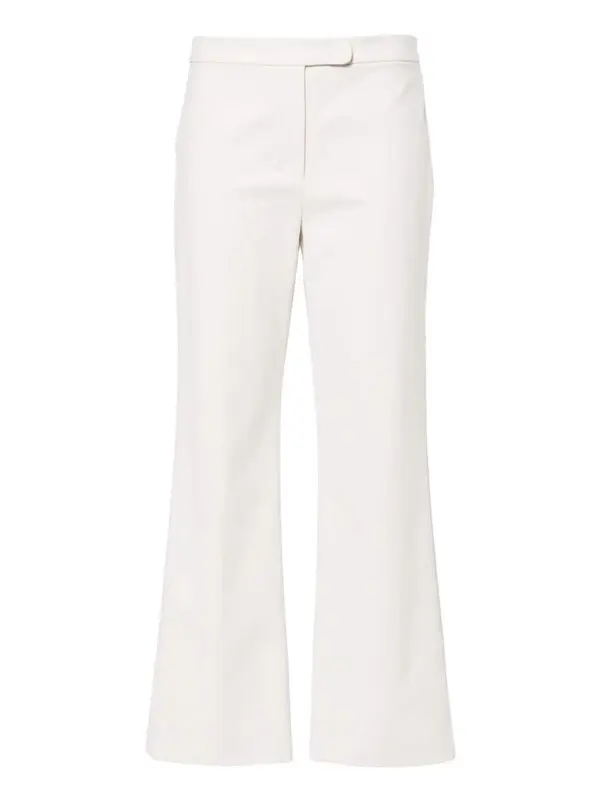 Max Mara High-waisted Flared Trousers - Neutrals