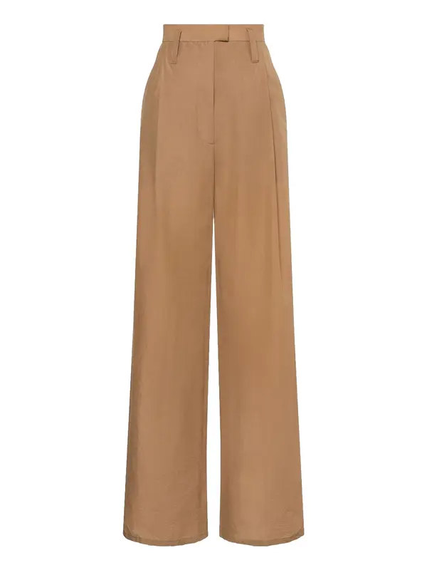 Philosophy Di Lorenzo Serafini High-waist Wide-leg Trousers - Brown