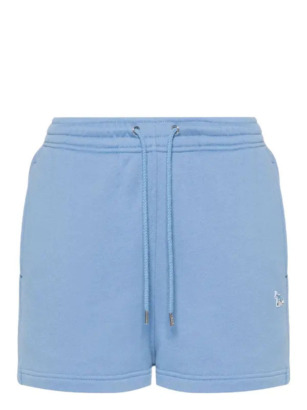 Maison Kitsuné Fox-patch Track Shorts - Blue