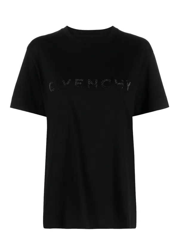 Givenchy Rhinestone-embellishment T-shirt - Black