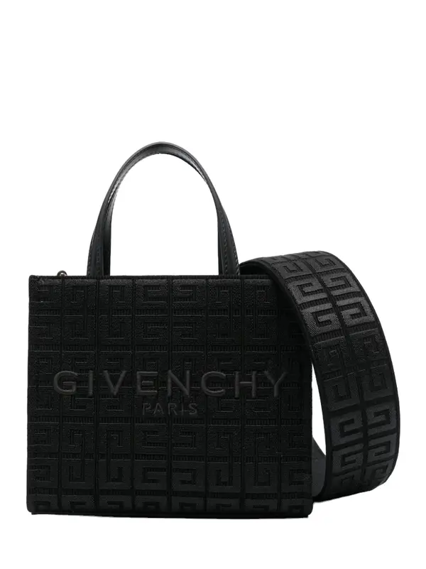 Givenchy Mini 4g-embroidered Tote Bag - Black