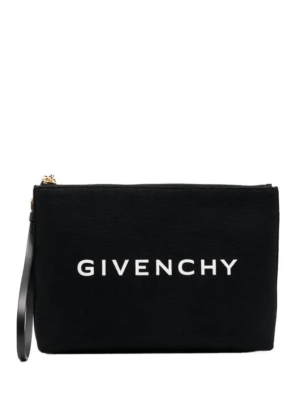 Givenchy Logo-print Clutch - Black