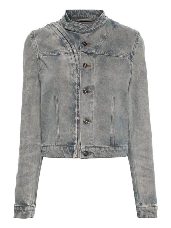 Y/project Double-opening Denim Jacket - Blue