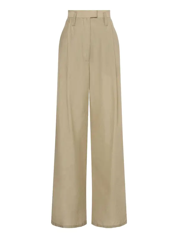 Philosophy Di Lorenzo Serafini High-waisted Wide-leg Trousers - Grey