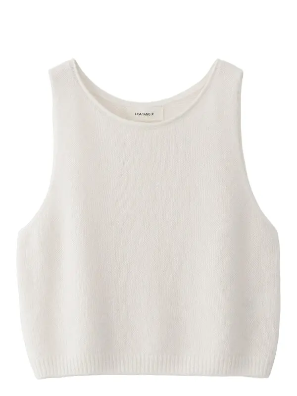 LISA YANG STORE The Devine Knit Top - Cream
