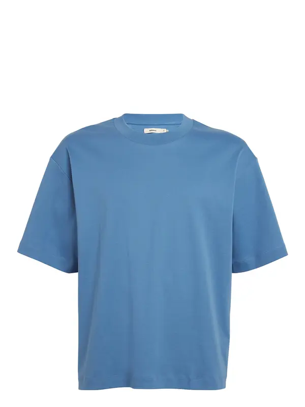 PANGAIA Oversized Dna T-shirt - Blue