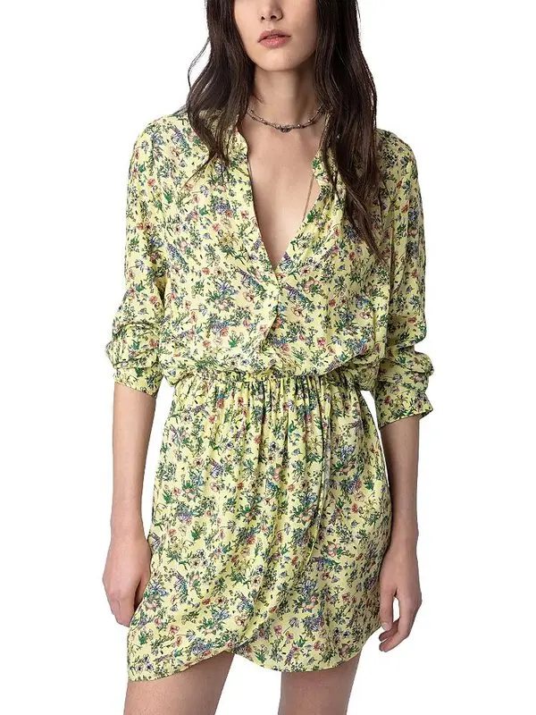 Zadig&Voltaire Rinka Floral Mini Dress - Cedra