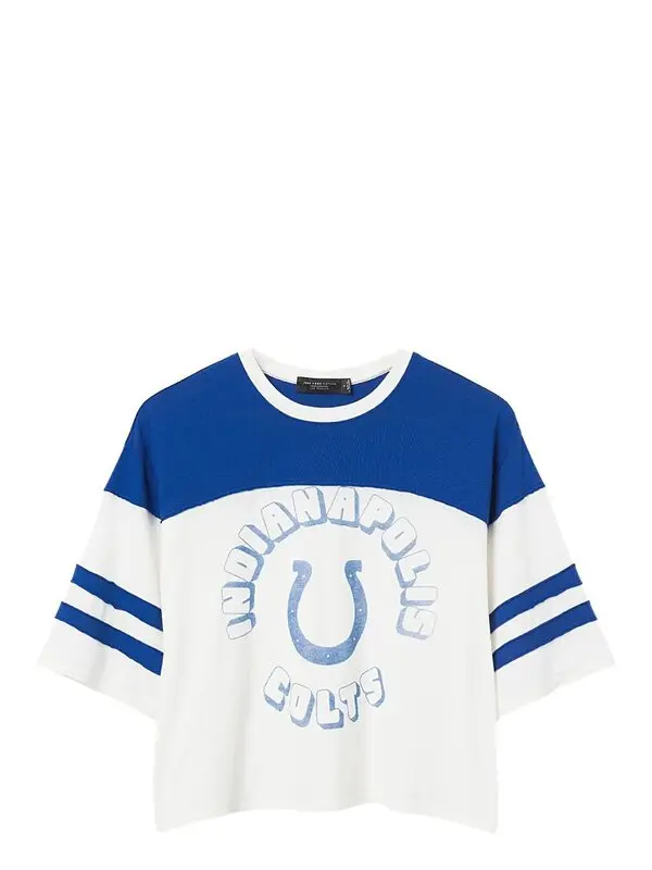Junk Food Clothing Nfl Indianapolis Colts Hail Mary Tee - Sugar/liberty