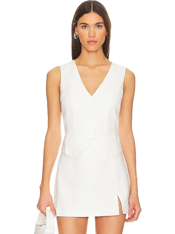 Steve Madden Selene Vest - Coconut Milk