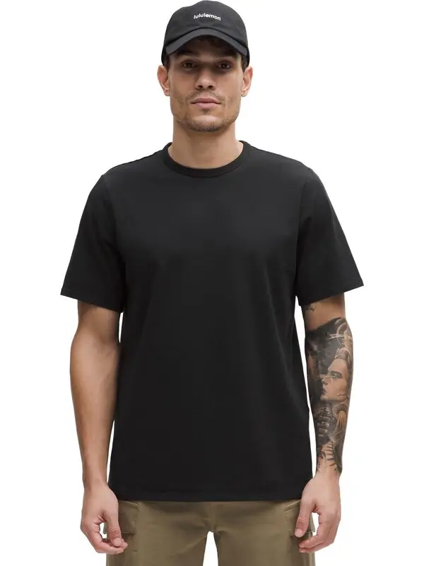 Lululemon Organic Cotton Classic-fit T-shirt - Black