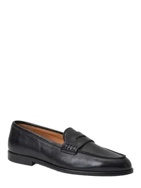 Bruno Magli Lixia Leather Loafer - Black