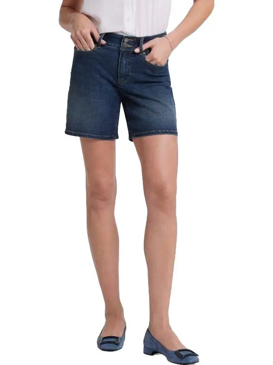 NYDJ Frankie Relaxed Denim Shorts - Olympus