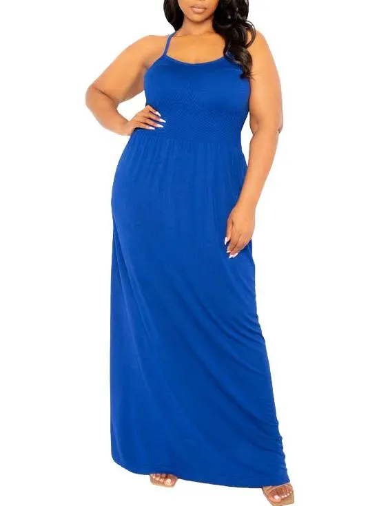 BUXOM COUTURE Seamless Maxi Dress - Royal Blue