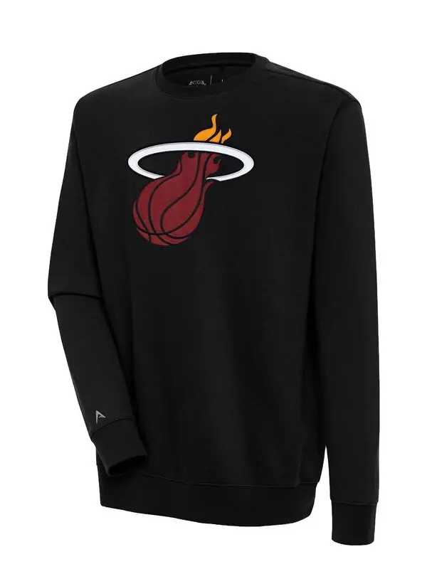 ANTIGUA Miami Heat Victory Pullover Sweatshirt - Black