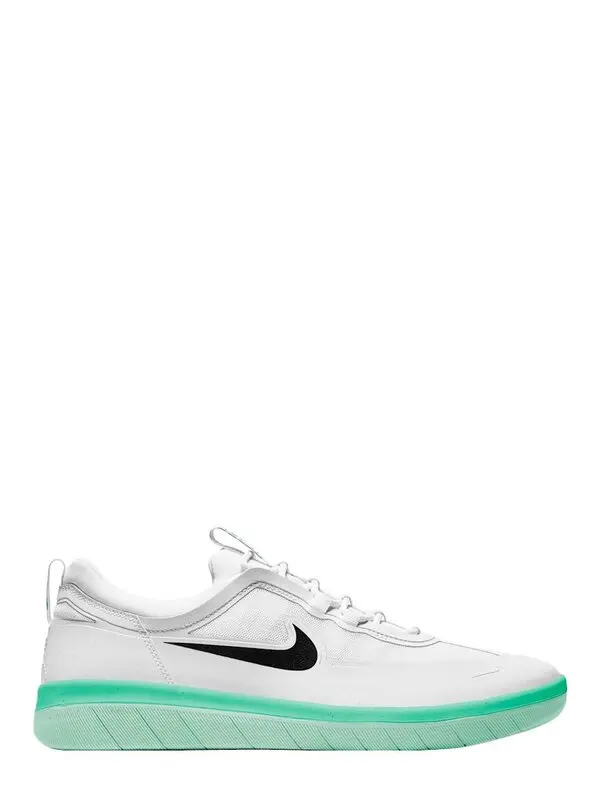 Nike Nyjah Free 2 Sneakers - Summit White/black/green Glow