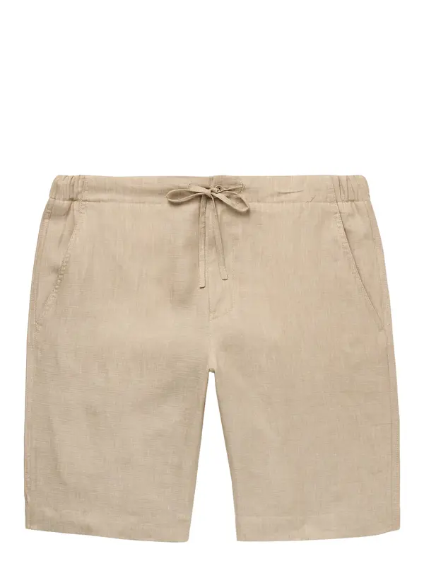 Loro Piana Straight-leg Linen Bermuda Shorts - Neutrals