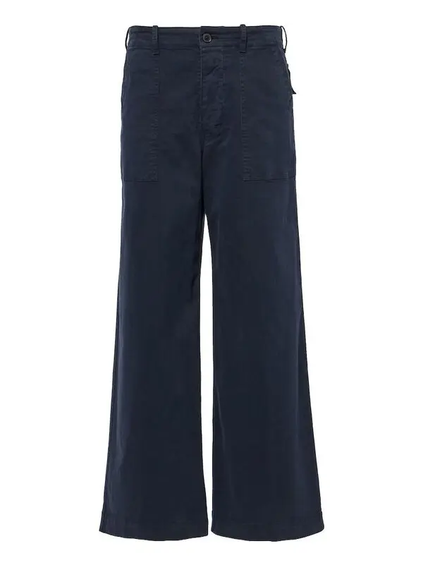 NILI LOTAN Leon Wide-leg Pants - Blue