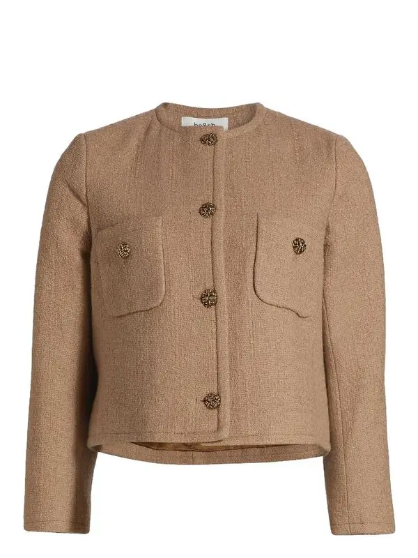Ba&sh Meredith Cotton-blend Jacket - Camel