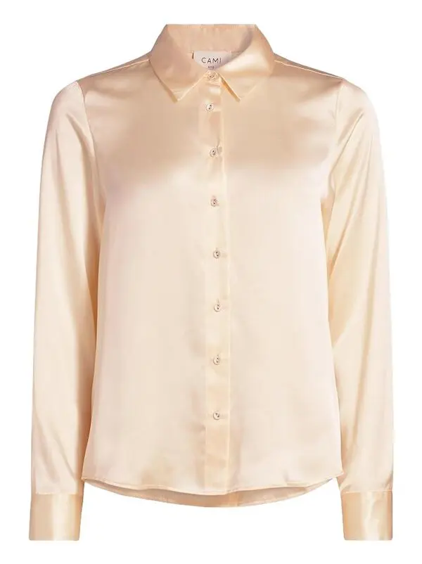 Cami Nyc Crosby Silk Blouse - Ceramic