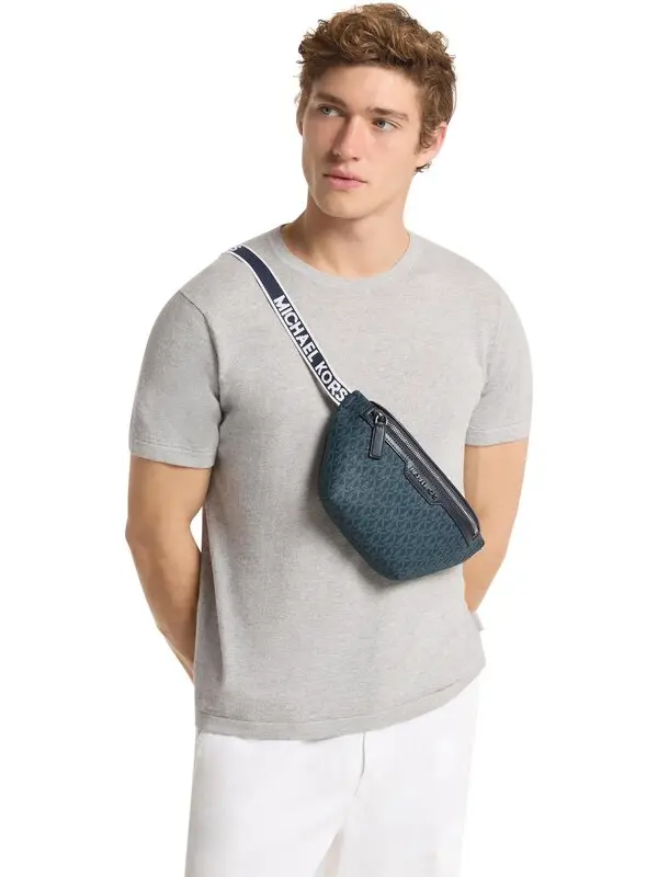 Michael Kors Cooper Mini Logo Belt Bag - Blue
