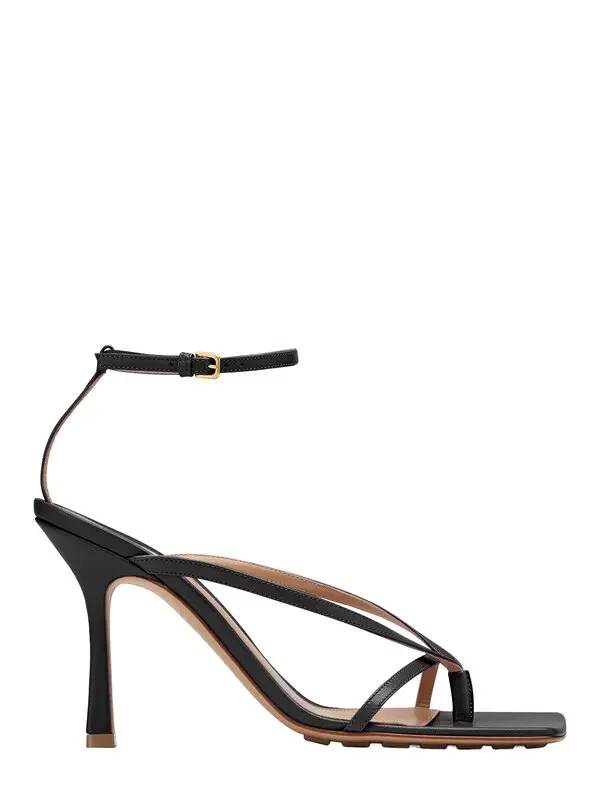 BOTTEGA  VENETA Stretch Strap Sandal - Black