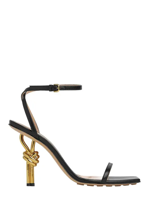 Bottega Veneta Knot Sandal - Black