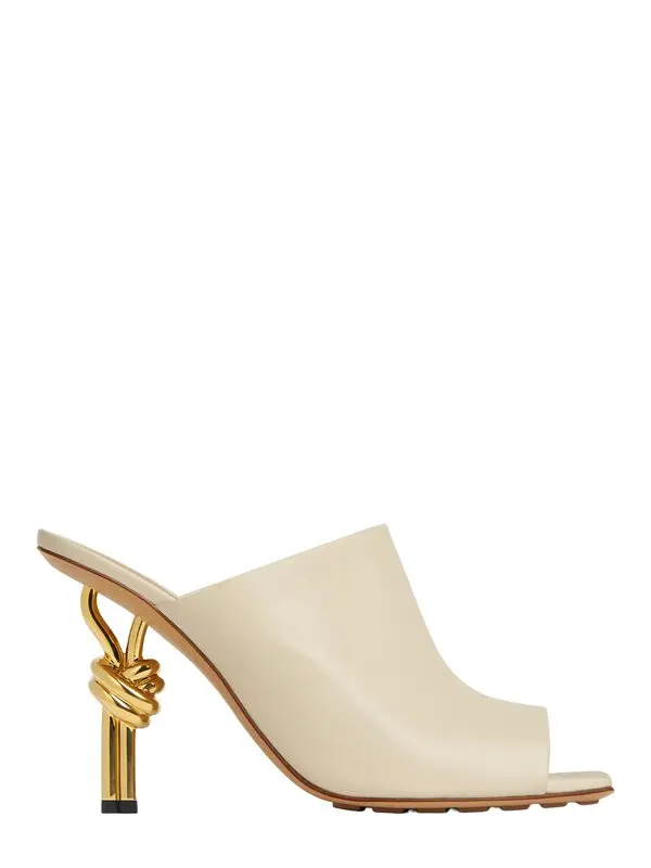 Bottega Veneta Knot Mule - Sea Salt