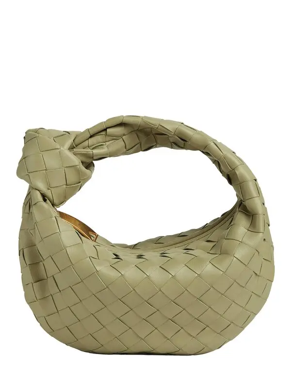 BOTTEGA  VENETA Mini Jodie Top Handle Bag - Travertine