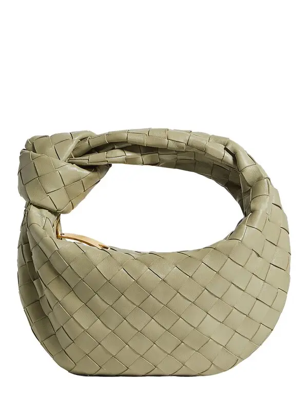 Bottega Veneta Mini Jodie Top Handle Bag - Travertine