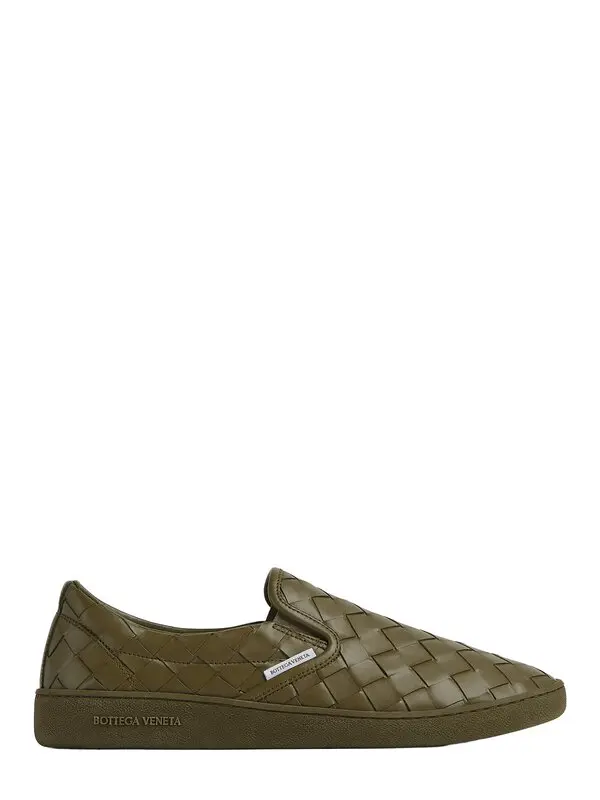 Bottega Veneta Sawyer Intrecciato Slip-on Sneakers - Mud
