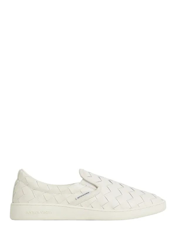 Bottega Veneta Sawyer Intrecciato Slip-on Sneakers - White