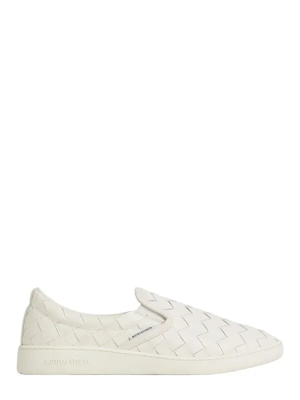 BOTTEGA  VENETA Bottega Veneta Sawyer Intrecciato Slip-on Sneakers - White