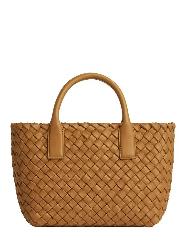 Bottega Veneta Mini Cabat - Caramel