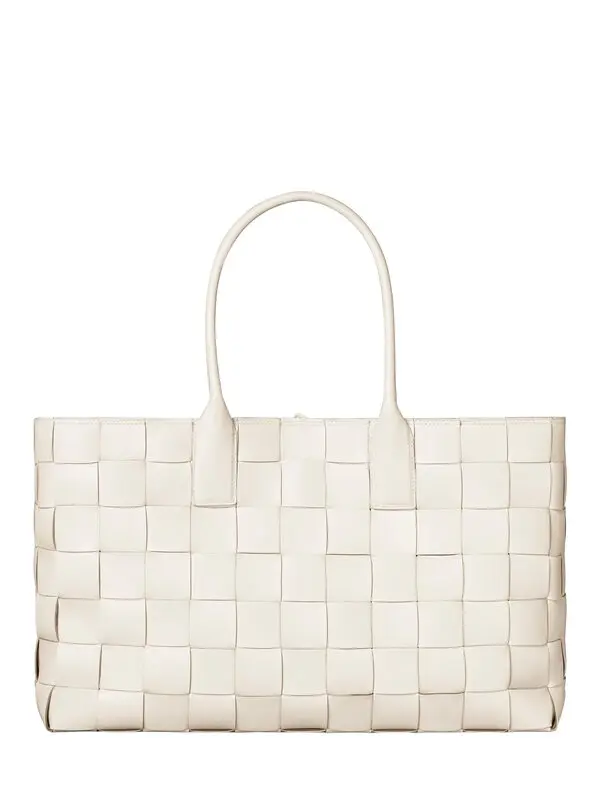 Bottega Veneta Maxi Intreccio Tote Bag - White