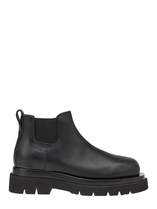 Bottega Veneta Lug Chelsea Ankle Boot - Black