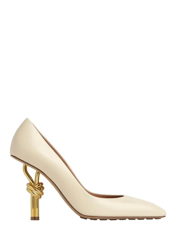 BOTTEGA  VENETA Knot Pump - Sea Salt