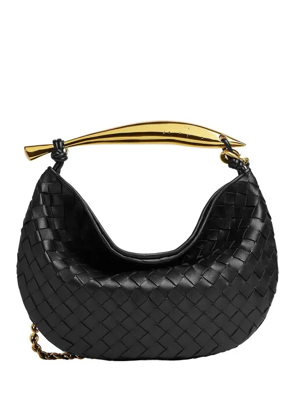 BOTTEGA  VENETA Bottega Veneta Sardine Chain Bag - Black