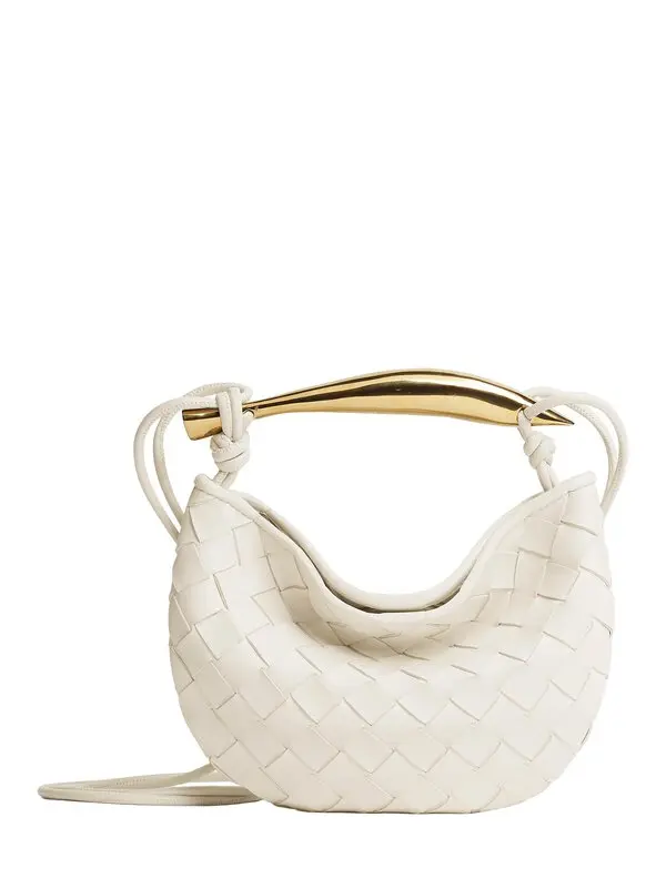 Bottega Veneta Mini Sardine Shoulder Bag - Chalk
