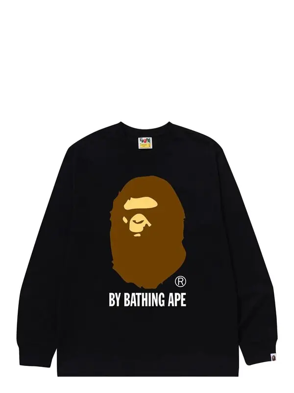A BATHING APE By Bathing Ape Long-sleeve Tee - Black