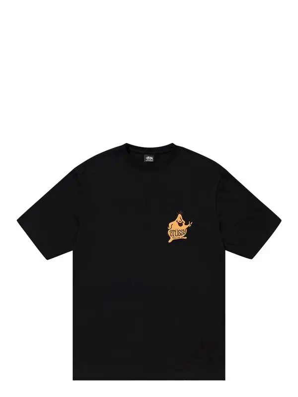 StÜssy Mr. Blob Spiral Tee - Black
