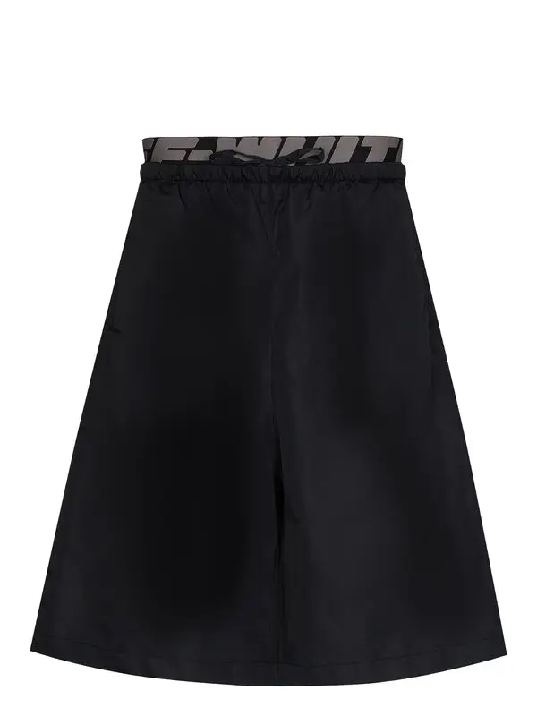 Off-White Indus Elastic Surfer Swimshorts - Black