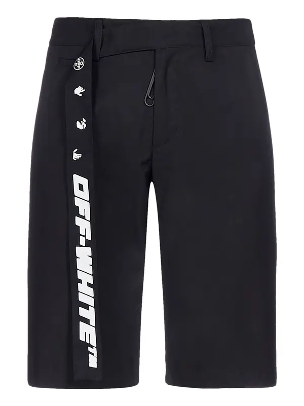 Off-White Industrial Belt Chino Shorts - Black
