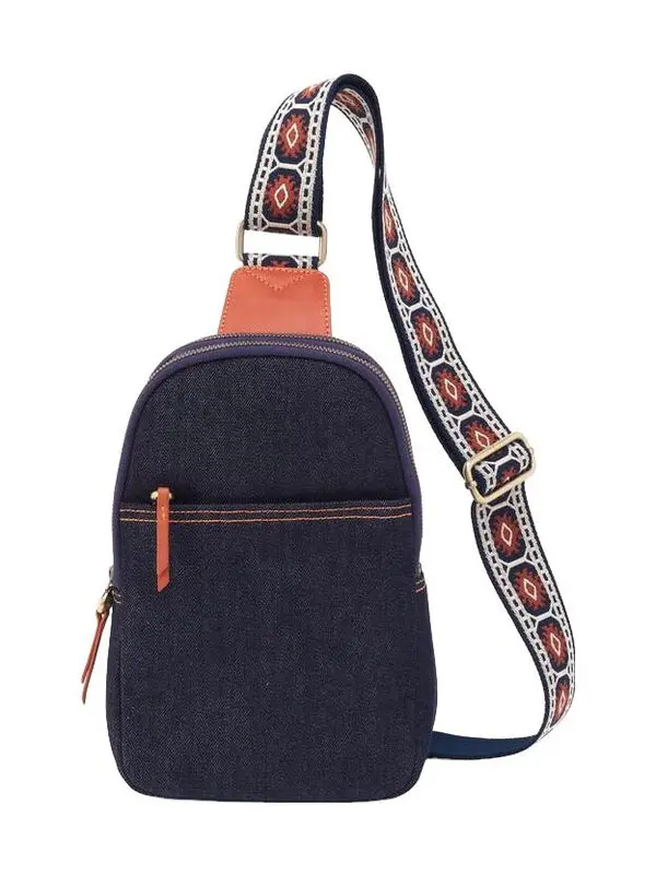 Hobo Cass Leather Sling Bag - Dark Denim
