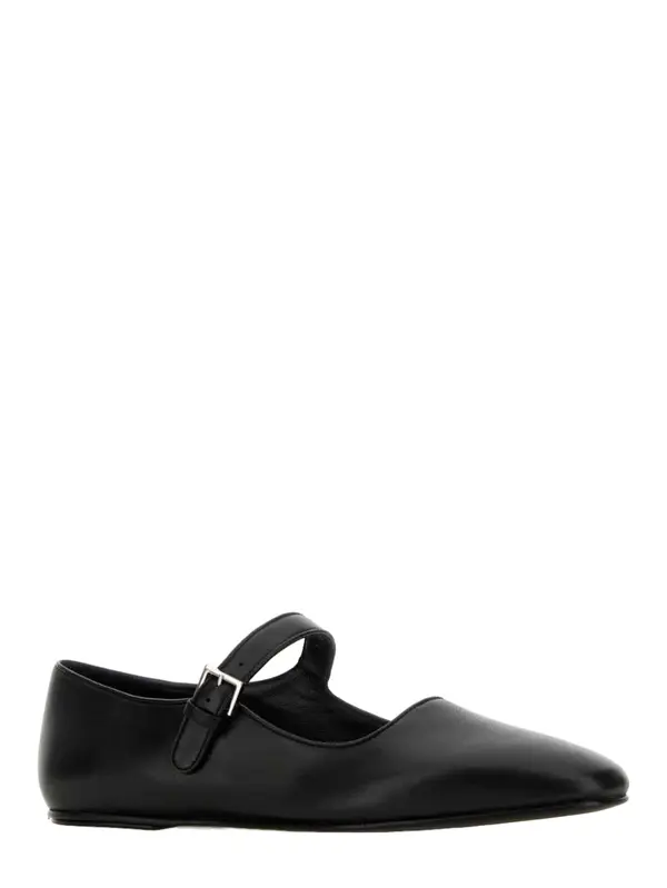 THE ROW Buckle-fastening Ava Shoes - Black