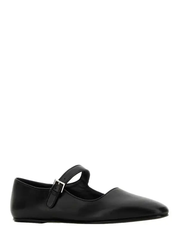 THE ROW Buckle-fastening Ava Shoes - Black