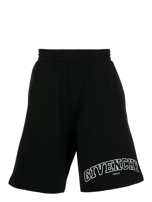 Givenchy Logo-print Track Shorts - Black