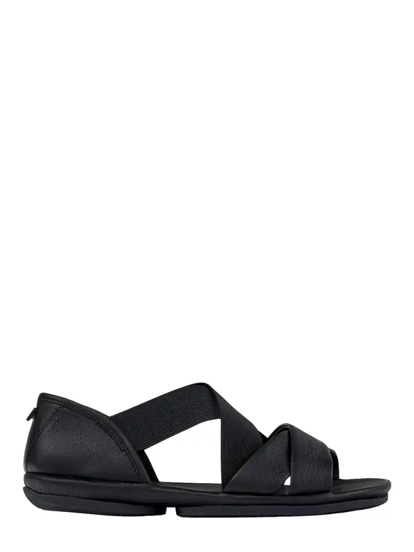 Camper Right Nina Leather Sandals - Black