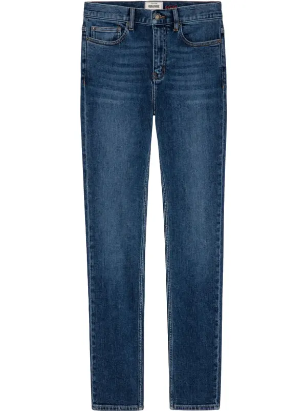 Zadig&Voltaire Slim-cut Mid-rise Jeans - Blue